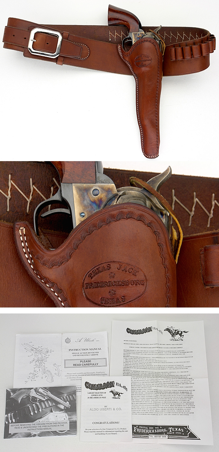 Cimarron Uberti U.S. 7th Cavalry Custer Single Action Revolver .45 Cal ...