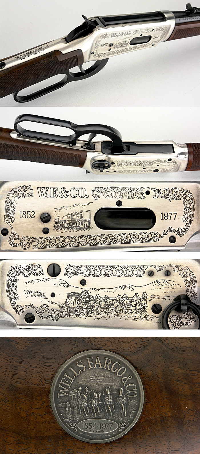 WINCHESTER MODEL 94 CARBINE - WELLS FARGO & CO 30-30 LEVER ACTION RIFLE ...