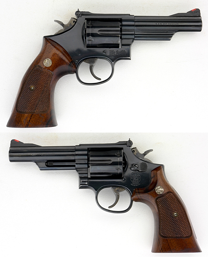Smith & Wesson S&W Model 19-5 Blue Finish Combat Magnum .375 Revolver ...