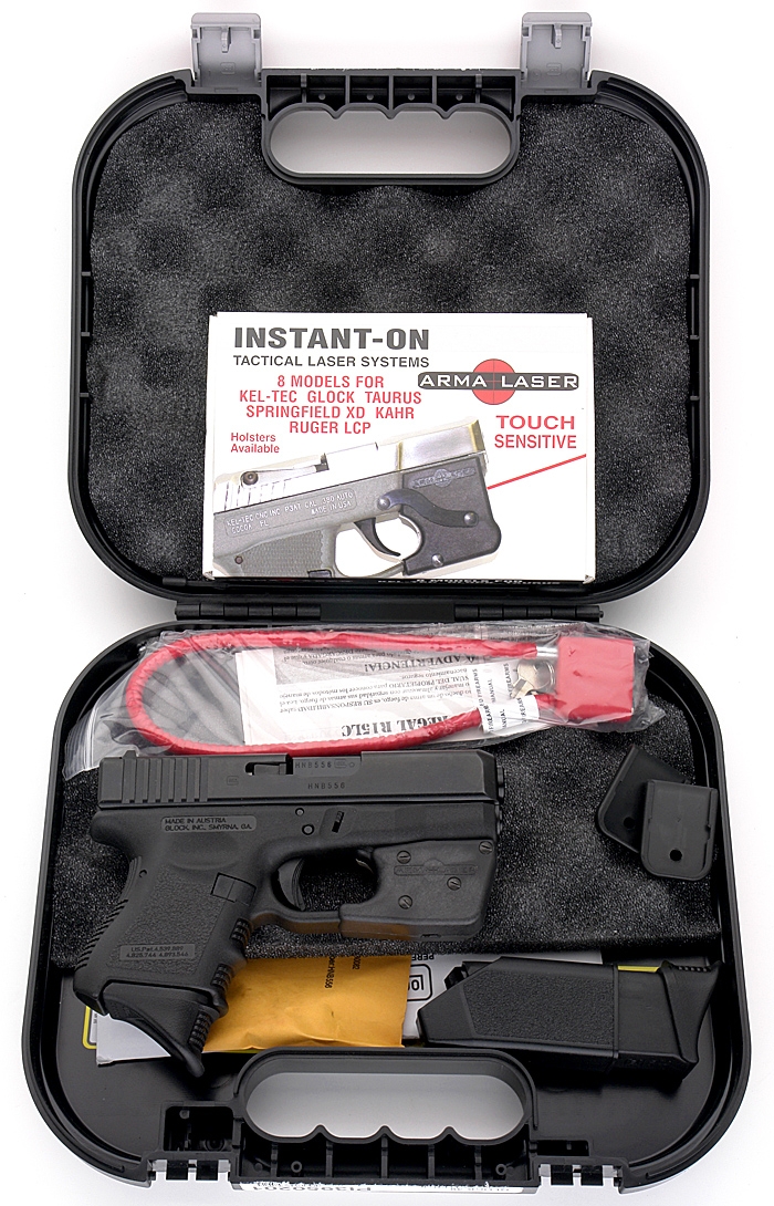 Glock Model 39 Sub-Compact .45 Gap Custom With Arma-Laser, Grip ...