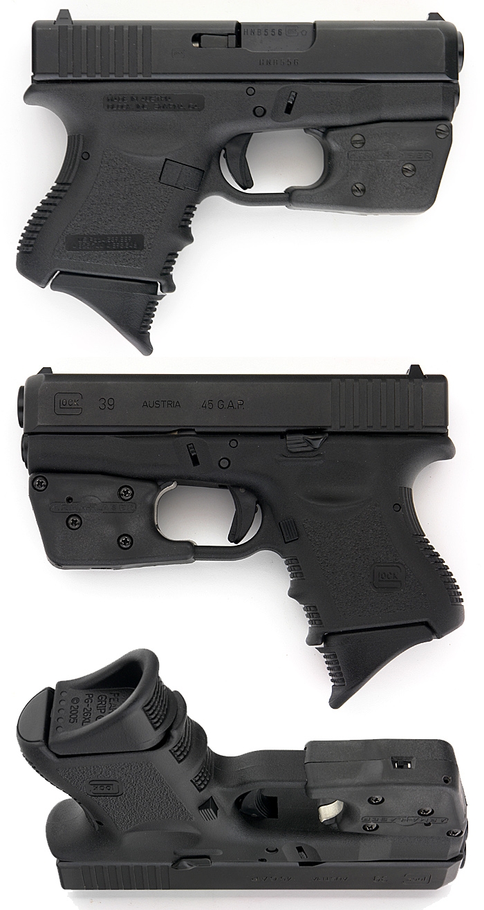 Glock Model 39 Sub-Compact .45 Gap Custom With Arma-Laser, Grip ...