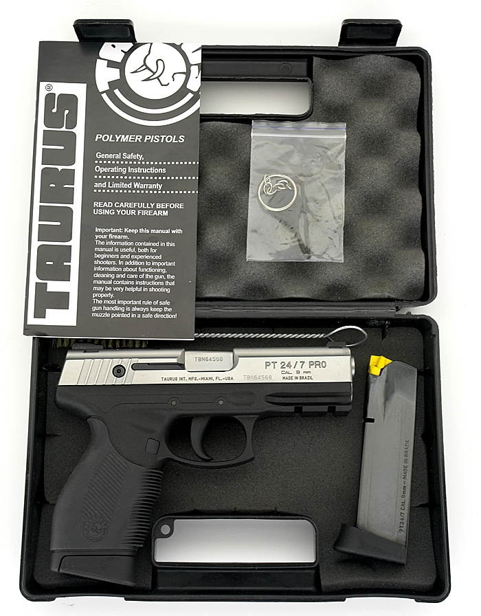 TAURUS PT-27/7 PRO STAINLESS STEEL SEMIAUTO PISTOL 9MM 17-SHOT LNIB