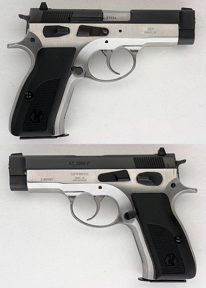 Sphinx At 2000 Compact Police Double Action 9mm Semiauto Pistol Minty ...