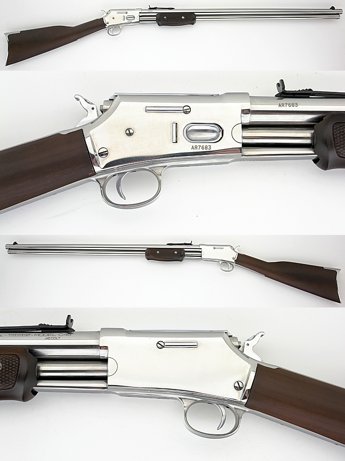 Taurus Model Thunderbolt C45 Stainless Steel Slide Action Rifle 45 Long ...