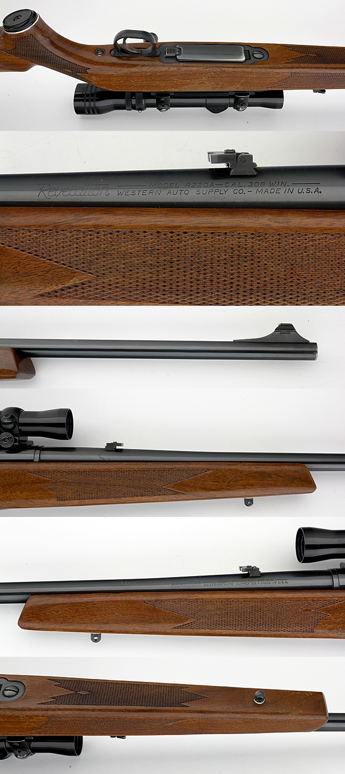 Western Auto-Revelation Model R220a (Mossburg 800) Bolt Action Rifle ...