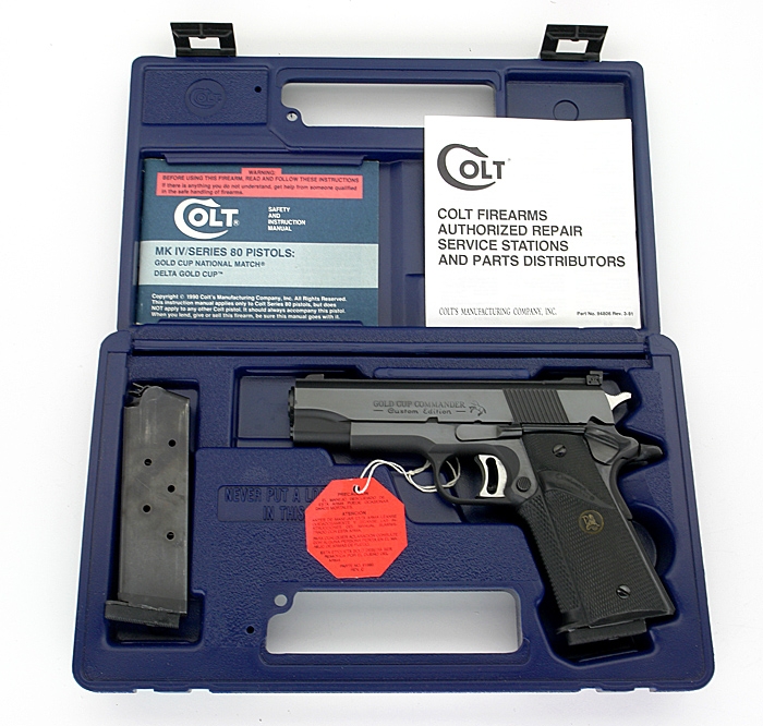 Colt 1911 National Match Series 80 Gold Cup Commander Custom Edition ...