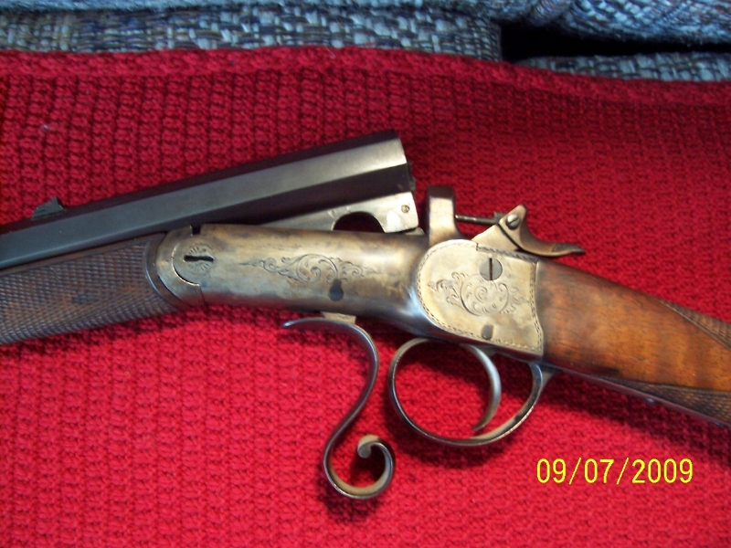 Harris Holland, London H. Holland Rook Rifle, Pre 1867, .360 Rook For ...