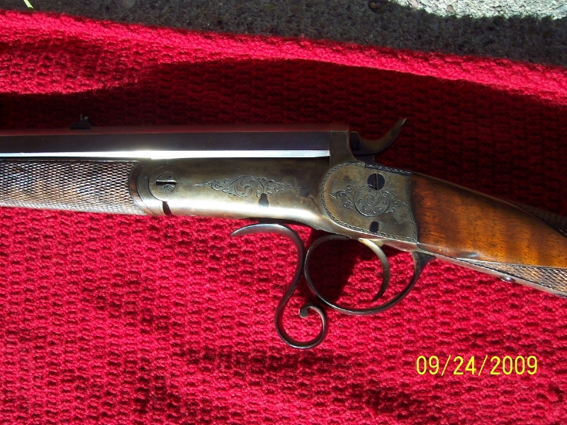 Harris Holland, London H. Holland Rook Rifle, Pre 1867, .360 Rook For ...