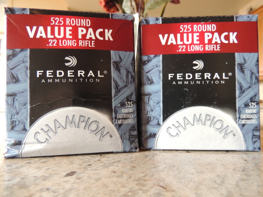 1050 rounds 22LR Federal Champion 525 Pack x2