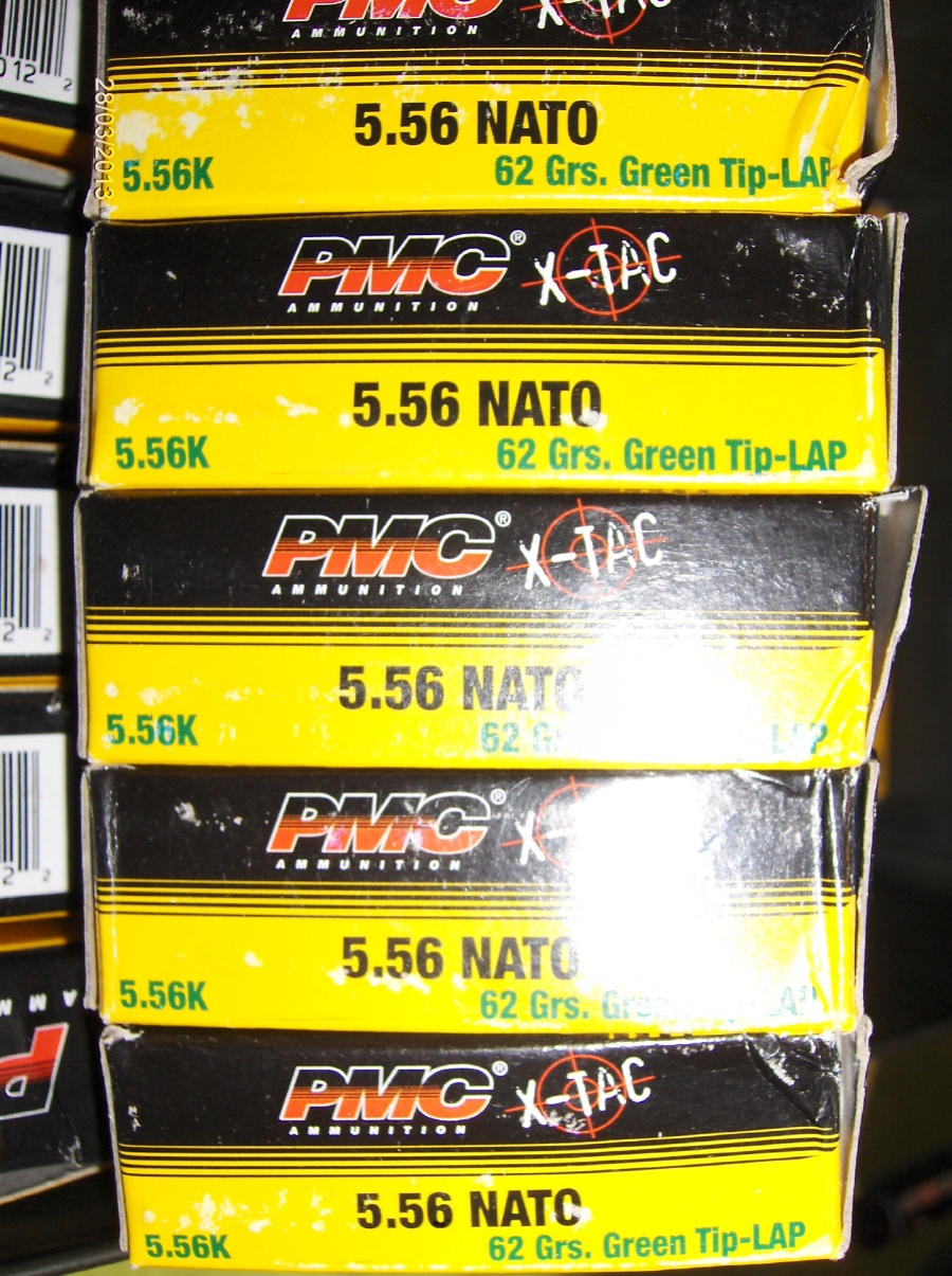 5.56 Nato Pmc X-Tac 100 Rounds "Green Tip" Ap For Sale at GunAuction ...