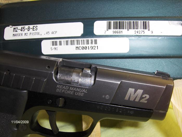 Sig Mauser M2 In 45acp With Box For Sale at GunAuction.com - 9093846
