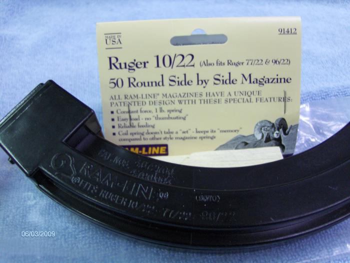 Ruger 10/22 - 50rd. Magazine By Ram-Line For Sale at GunAuction.com ...