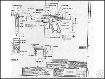 1911 Frame Blueprints Sketch Coloring Page