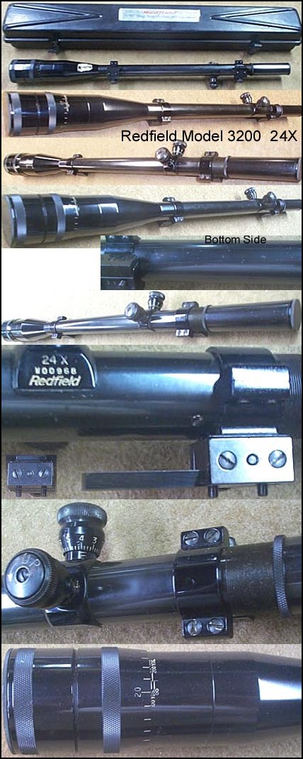 Redfield 3200 24x Target Scope With Original Box For Sale at GunAuction ...