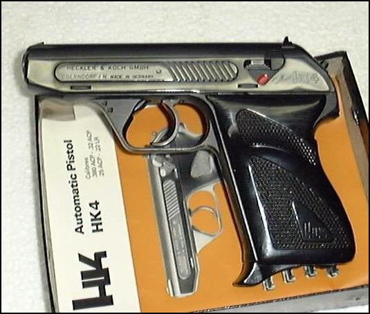 H&K Heckler & Koch 7.65 model HK 4 w/ conversion kit
