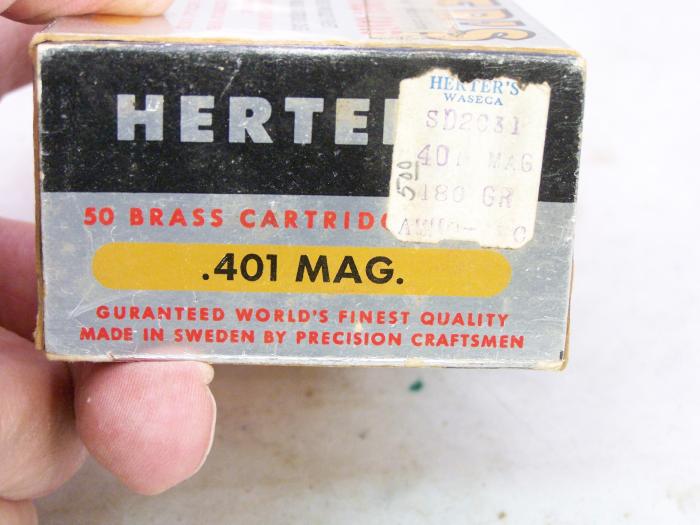 Herter`S 401 Power Mag Ammunition, 50 Rds For Sale at GunAuction.com ...