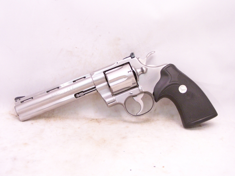 COLT PYTHON, 357 MAGNUM, STAINLESS STEEL, 6