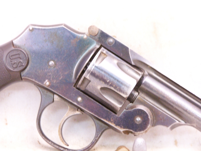 Us Revolver, Iver Johnson, Hammerless Model, 5 Shot, 38 S&W, Blue, C&R ...