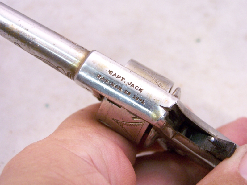 Hopkins & Allen Mfg. No Ffl, Capt Jack, Engraved, Spur Trigger, 22 ...