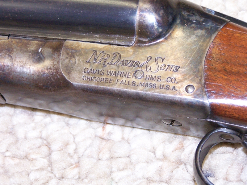 Davis Warner Arms Corp, 12 Ga, Side X Side, Davis Grade, 28" Bbls, C&R ...