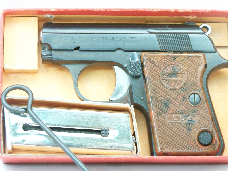 Astra, Cub, Spain, 22 Short Colt Jr, All Original, Box Manual, Rod For ...