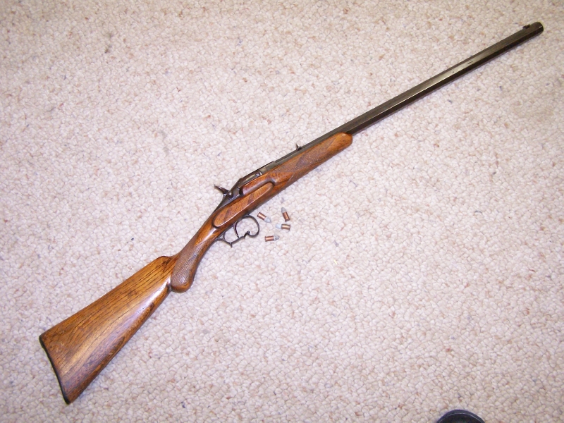 FLOBERT STYLE, BELGIUM, NO FFL 32 RIMFIRE, TRAPDOOR ACTION, HVY BBL ...