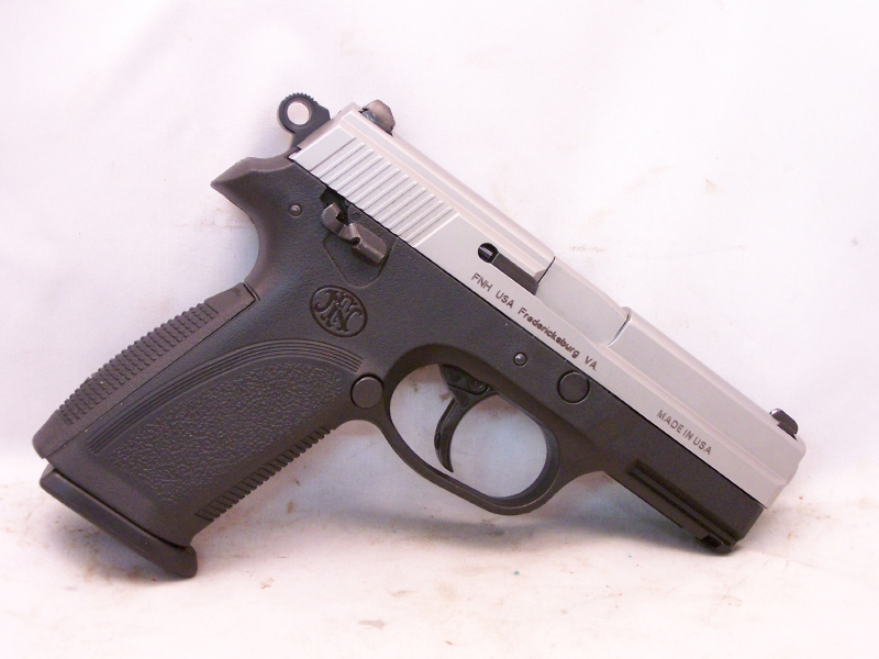 F N H Usa, Model Fn P9, Nib 9mm, Semi Auto, Da, Two Tone Stainless ...