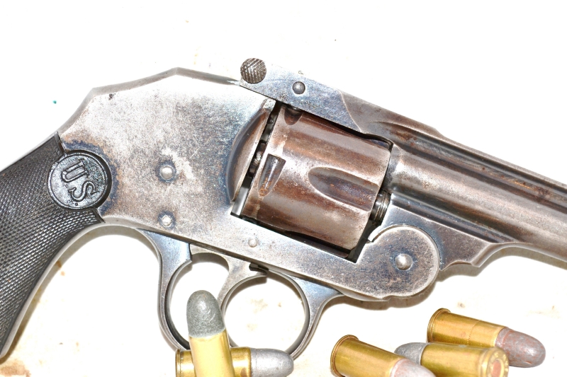 Us Revolver, Iver Johnson, Hammerless, 5 Shot, 38 S&W, Blue, C&R Okay ...