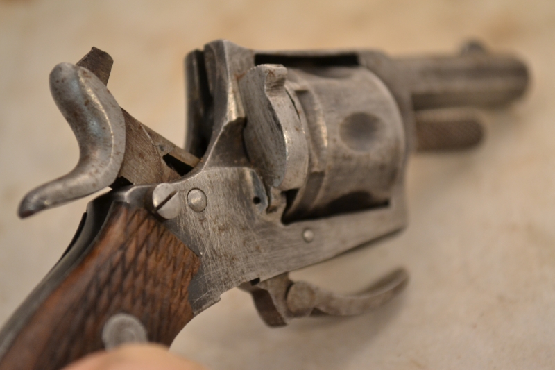 German Velo Dog Revolver, 6 Shot, 22 Short, Folding Trigger, Antique ...