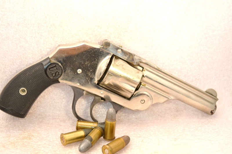 Us Revolver, Iver Johnson, 5 Shot, Top Break, 38 S&W Cal, Hammerless, C ...