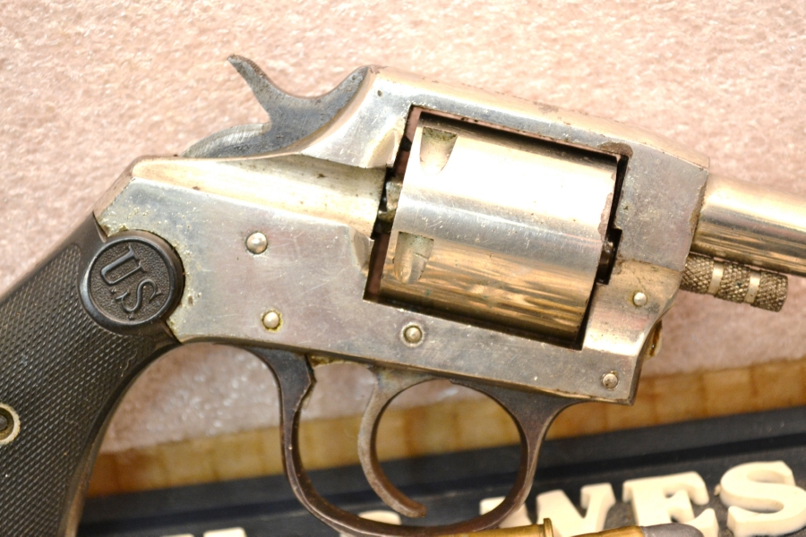 US REVOLVER, IVER JOHNSON, - 5 SHOT, 32 SMITH & WESSON, SOLID FRAME, C ...