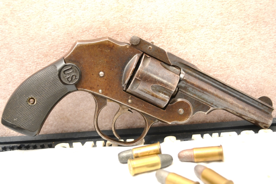 Us Revolver, Iver Johnson, Hammerless, 5 Shot, 38 S&W, C&R Okay For ...