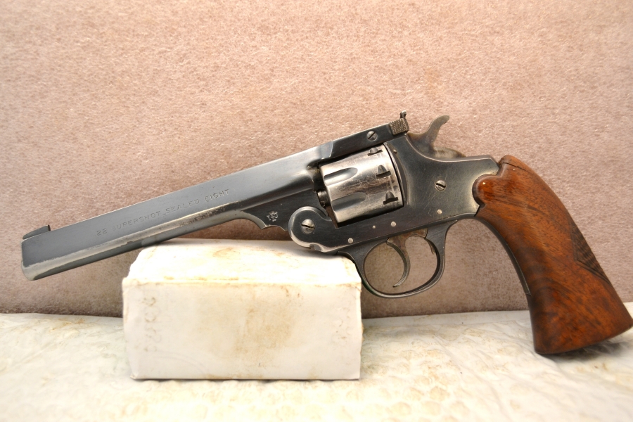 IVER JOHNSON, SEALED EIGHT TARGET REVOLVER, 8 SHOT, 22 LR, ADJ SIGHTS, C&R