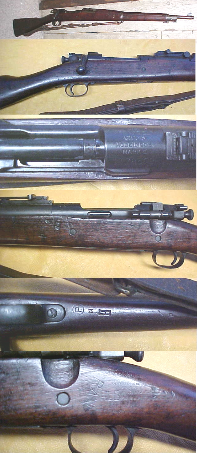 Springfield Armory (Springfield, Mass) M-1903, Mk I, Cut For Pedersen ...