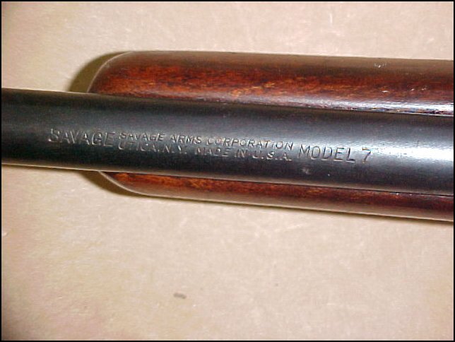 Savage Model 7 22 Caliber, Semi Auto, Clip Fed, C&R Okay For Sale at ...