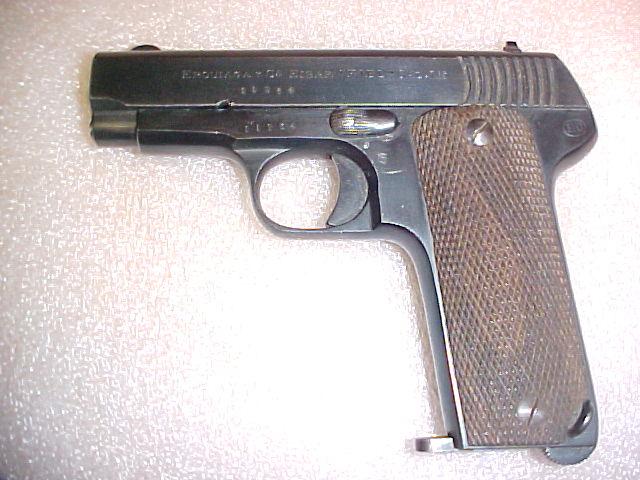 Erquiaga Y Ca, Eibar Spain Ruby Type Pistol, Friel, 3 Mags, 32 Acp, C&R ...