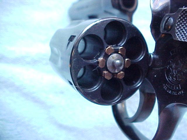 Smith & Wesson, S&W, 9mm Model 547, K Frame, 4 Inch Barrel, Magna Grips ...