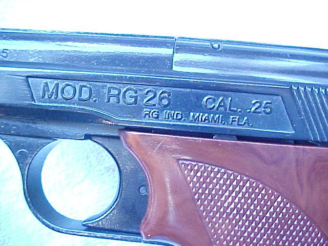 Rg Industries Model Rg 26, 25 Acp, Finger Rest Mag For Sale at ...