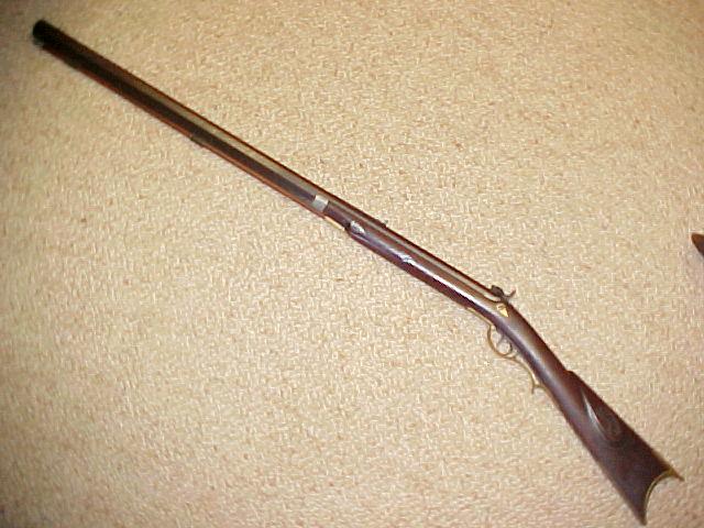 R C Wallace, Hawken Style 45 Cal, Plains Rifle. Dst`S, Brass Patchbox ...
