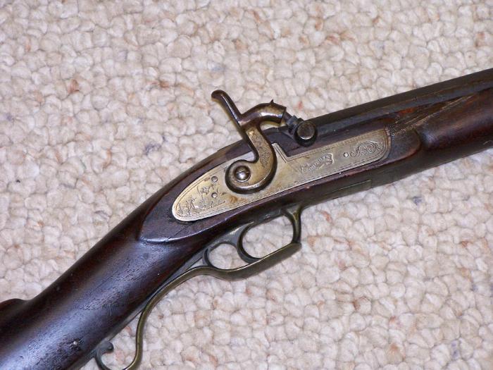 Morse & Haskell, Painesville 1/2 Stock Plains Rifle, 38 Cal, Golcher ...