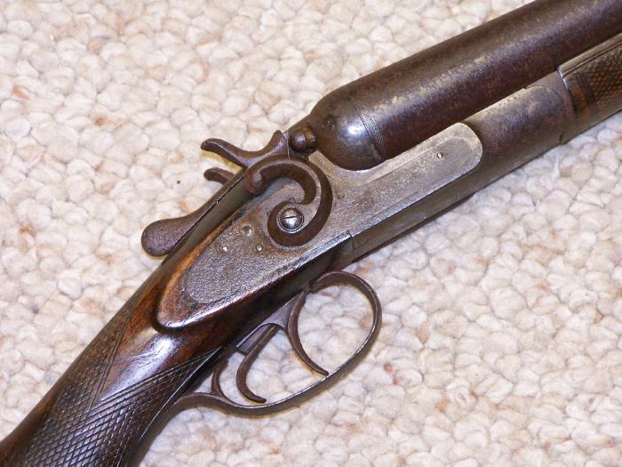 KEYSTONE ARMS, BELGIUM, 12 GA SAWED OFF SHOTGUN, HAMMERS, 12 GA ...