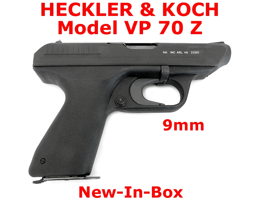 Heckler & Koch Model Vp 70 Z 9mm New-In-Box Lk... For Sale at ...