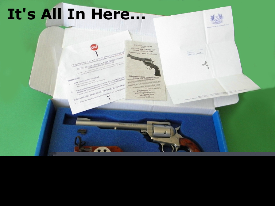 Freedom Arms Model 97 .22lr & .22mag Scope Mount All Nib Lk For Sale at ...