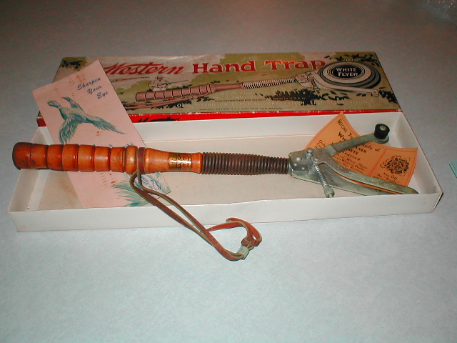 Western Hand Trap With Box (2-355) For Sale at GunAuction.com - 3547158