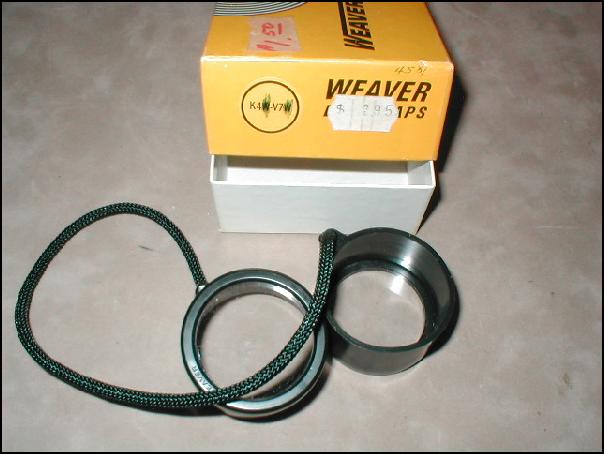 Weaver Scope Covers For K4 Or V7 (Gr313) For Sale at GunAuction.com ...