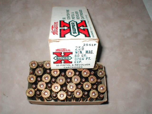 Western Super-X 256 Winchester Magnum Full Box For Sale at GunAuction ...