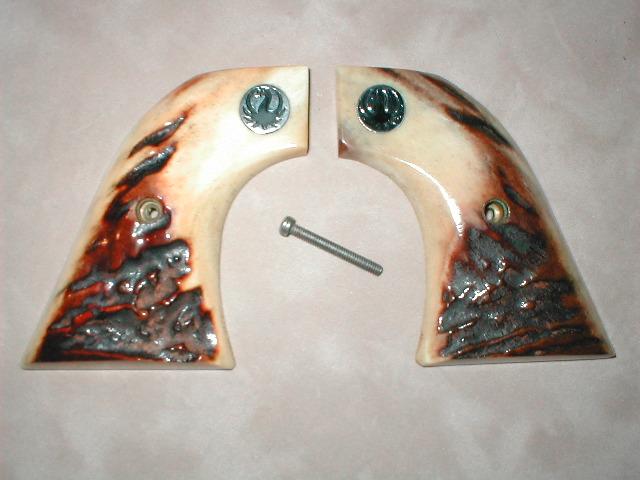 Factory Ruger Xr3 Stag Grips Blackhawk Single Six For Sale at ...