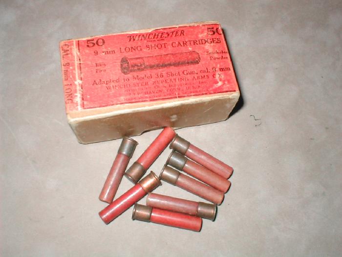 Winchester 9mm Long Shot Shells - partial (bx29)