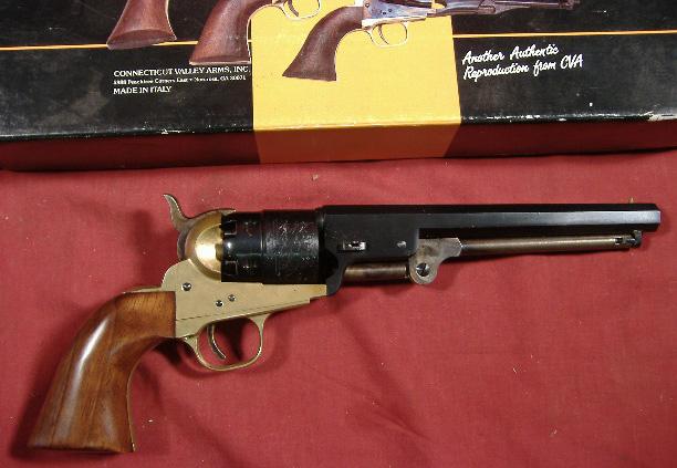 Cva Colt 1851 Navy 44 Cal. Percussion Revolver For Sale at GunAuction ...