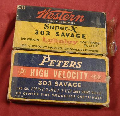 Peter And Western 303 Sav, Ammo For Sale at GunAuction.com - 9621261